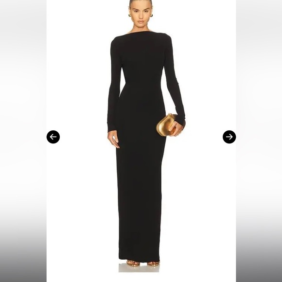 cult gaia | Dresses | Cult Gaia Rozalia Dress With Gold Chain Open Back ...
